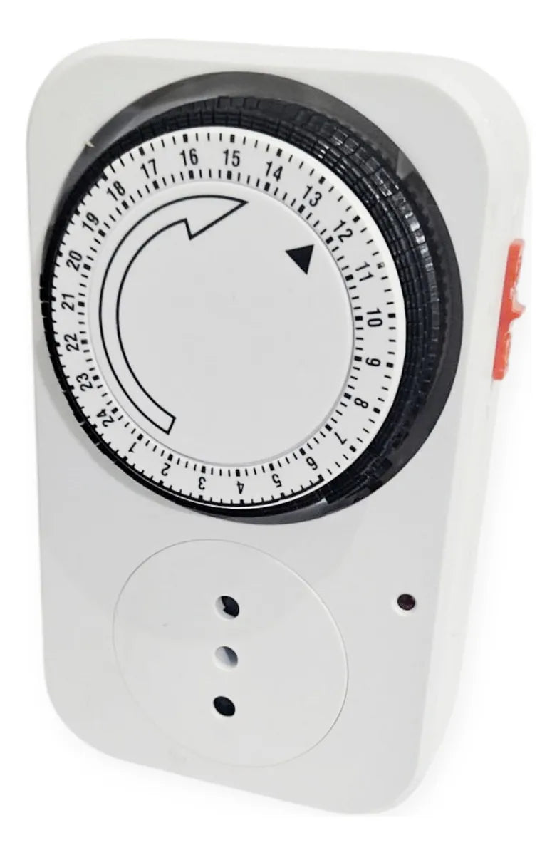 Temporizador Timer Analogico 24 Horas Adaptador – STORECOM